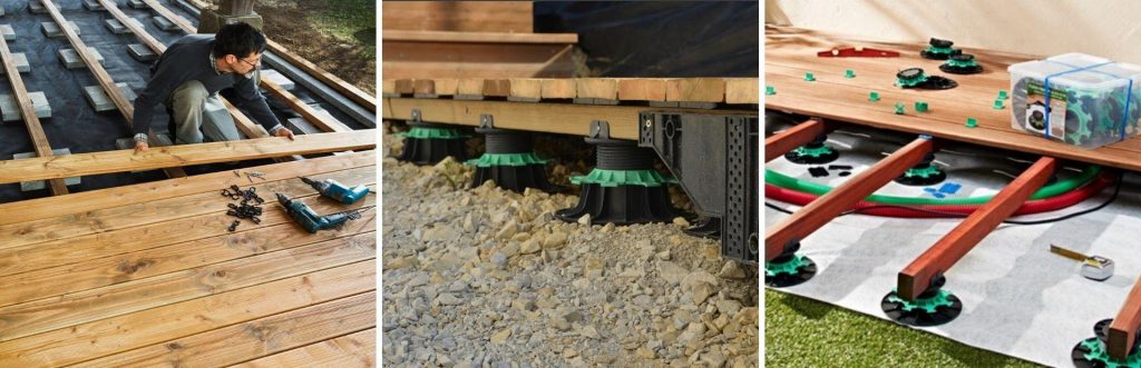 Pose d'une terrasse en bois sur plot : tout ce qu'il faut savoir